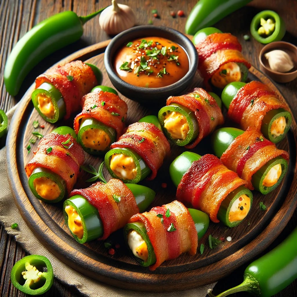 Bacon-Wrapped Jalapeño Poppers - Potter's Quill